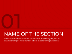 Minimal Red Presentation for PowerPoint and Google Slides - PPT Slides