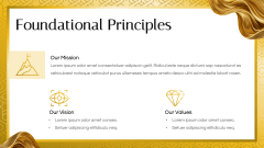 Gold Presentation Theme for PowerPoint and Google Slides - PPT Slides