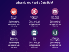 Data Hub PowerPoint and Google Slides Template - PPT Slides