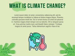 Free - Climate Change Presentation Theme for PowerPoint and Google Slides