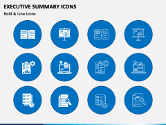 Executive Summary Icons for PowerPoint and Google Slides - PPT Slides