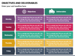 Objectives and Deliverables PowerPoint and Google Slides Template - PPT ...