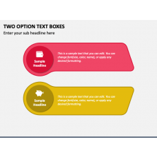 Free Download - Two Text Boxes PPT Slide