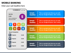 Mobile Banking PowerPoint and Google Slides Template - PPT Slides