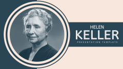Free - Helen Keller PowerPoint and Google Slides Template - PPT Slides