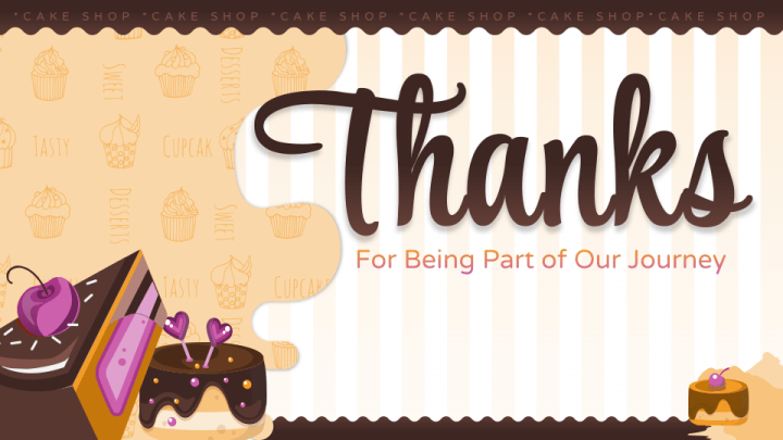 Free - Cake Shop Theme for PowerPoint and Google Slides - PPT Slides