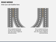 Road Merge for PowerPoint and Google Slides - PPT Slides