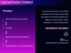 Hackathon Pitch Deck for PowerPoint and Google Slides - PPT Slides