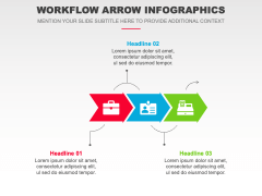 Workflow Arrow Infographics for PowerPoint and Google Slides