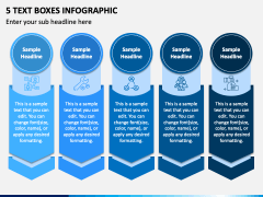 5 Text Boxes Infographic PowerPoint Presentation Slides - PPT Template