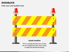 Roadblock for PowerPoint and Google Slides - PPT Slides