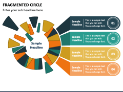 Fragmented Circle PowerPoint Template - PPT Slides