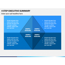 One Page Executive Summary PowerPoint Template - PPT Slides