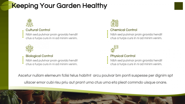 Free - Gardening Workshop Presentation for PowerPoint and Google Slides - PPT Slides