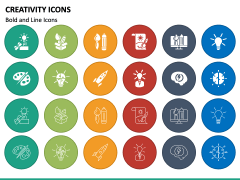 Creativity Icons for PowerPoint and Google Slides - PPT Slides