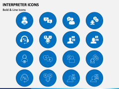 Interpreter Icons for PowerPoint and Google Slides - PPT Slides