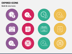 Expired Icons for PowerPoint and Google Slides - PPT Slides