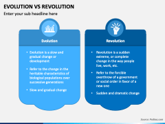 Evolution Vs Revolution PowerPoint and Google Slides Template - PPT Slides