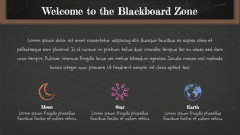 Creative Blackboard Theme for PowerPoint and Google Slides Template ...