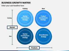 Business Growth Matrix for PowerPoint and Google Slides - PPT Slides