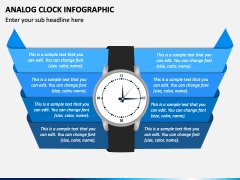 Analog Clock Infographic for PowerPoint and Google Slides - PPT Slides