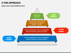 4 Tier Approach PowerPoint Presentation Slides - PPT Template