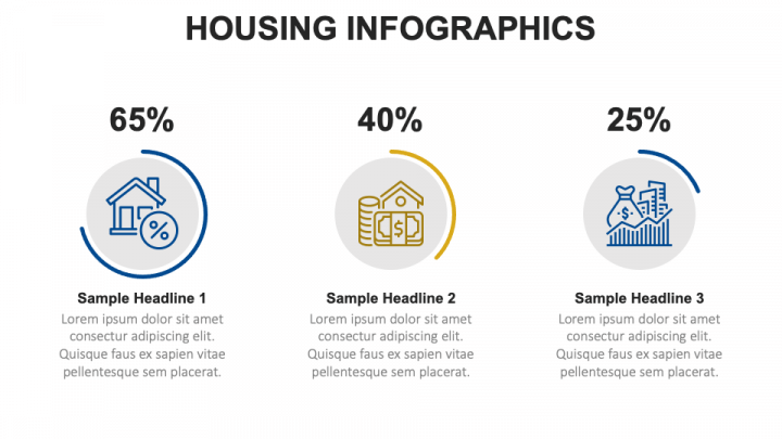 Housing Infographics for PowerPoint and Google Slides Template - PPT Slides