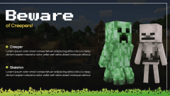 Free - Minecraft Presentation Theme for PowerPoint and Google Slides ...