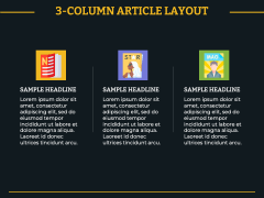 Free - Digital Magazine Presentation Theme for PowerPoint and Google Slides