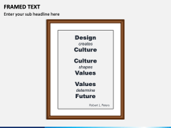 Framed Text for PowerPoint and Google Slides - PPT Slides