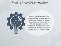Financial Innovation PowerPoint and Google Slides Template - PPT Slides