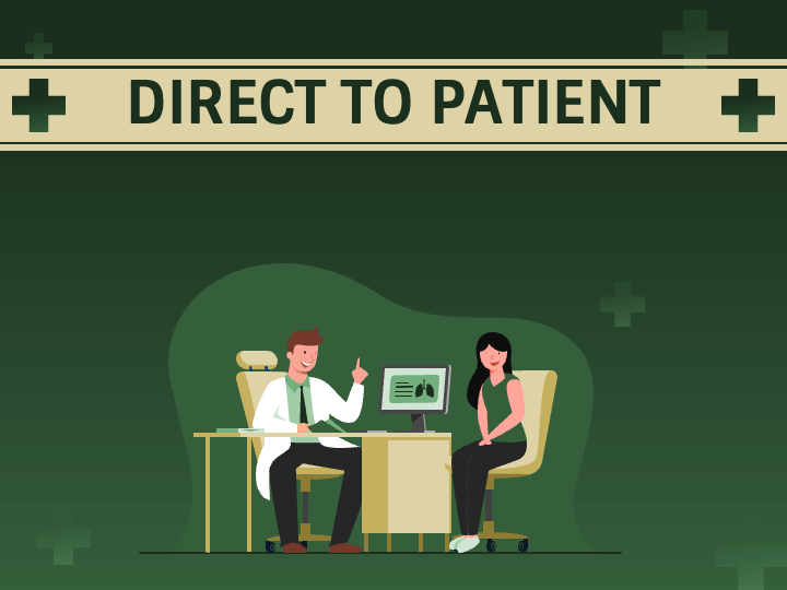 Direct to Patient PowerPoint and Google Slides Template - PPT Slides