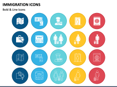 Immigration Icons for PowerPoint and Google Slides - PPT Slides