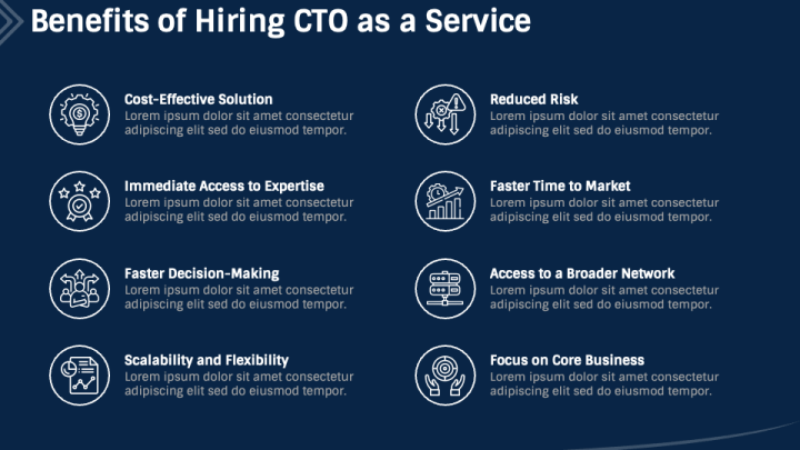 CTO as a Service PowerPoint and Google Slides Template - PPT Slides