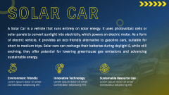 Solar Car PowerPoint and Google Slides Template - PPT Slides