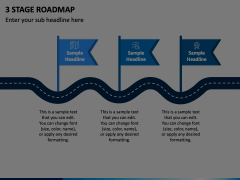 3 Stage Roadmap PowerPoint and Google Slides Template - PPT Slides
