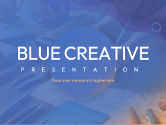 Blue Creative Presentation Template for PowerPoint and Google Slides ...