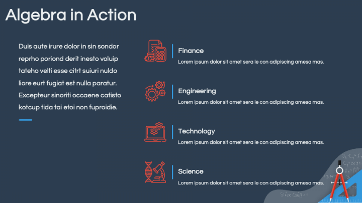 Free - Algebra Theme for PowerPoint and Google Slides - PPT Slides