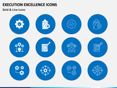 Execution Excellence Icons for PowerPoint and Google Slides - PPT Slides