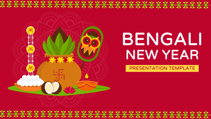 Free - Bengali New Year PowerPoint and Google Slides Template - PPT Slides