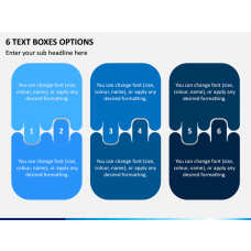 Free 6 Text Boxes PowerPoint Template - PPT Slides