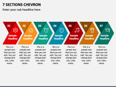 7 Sections Chevron for PowerPoint and Google Slides - PPT Slides