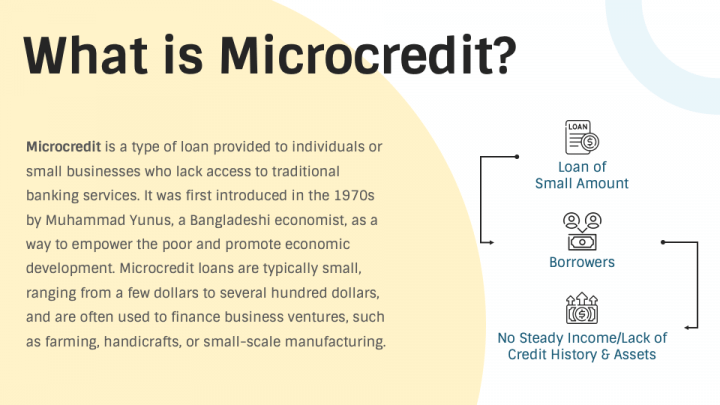 Microcredit PowerPoint and Google Slides Template - PPT Slides