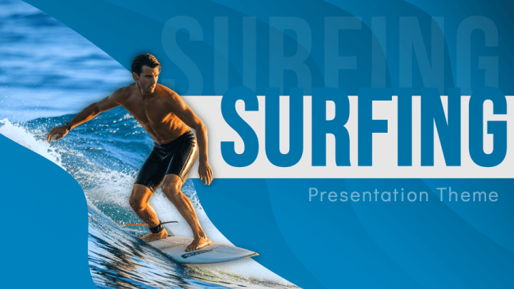 Free - Surfing Theme for PowerPoint and Google Slides - PPT Slides