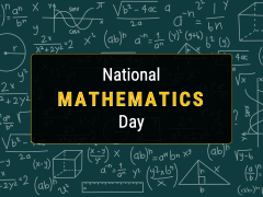 Free - National Mathematics Day PowerPoint Template and Google Slides Theme