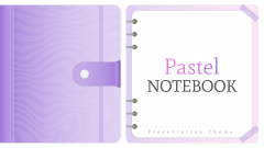 Free - Pastel Notebook Theme for PowerPoint and Google Slides - PPT Slides