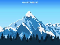 Mount Everest Graphics for PowerPoint and Google Slides - PPT Slides