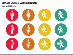 Construction Worker Icons for PowerPoint and Google Slides - PPT Slides