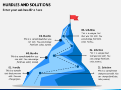 Hurdles and Solutions PowerPoint and Google Slides Template - PPT Slides