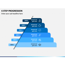 Arrow Progression PowerPoint Template - PPT Slides